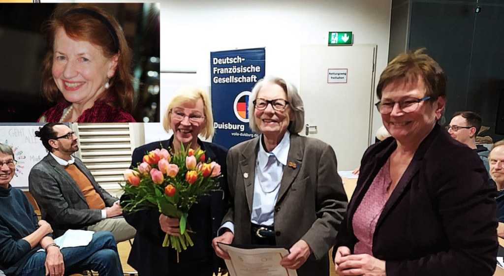 Ehren-PIN für Ehrenpräsidentin - VDFG